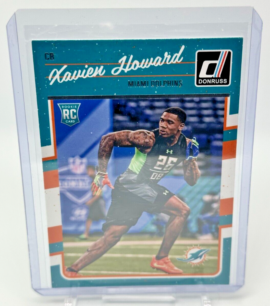 2016 Panini Donruss Xavier Howard RC Miami Dolphins #349 | eBay