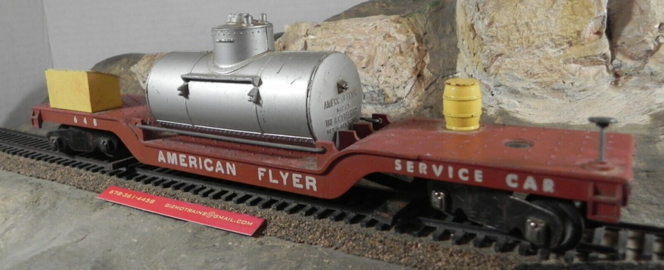 S GAUGE AMERICAN FLYER 648 Service Car | eBay