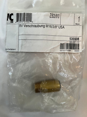 KWC Z.503.610 CHECK VALVE FITTING M16 / 3/8" USA | eBay