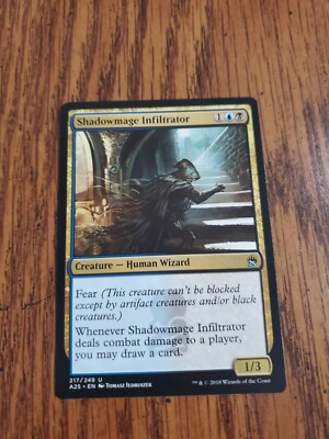 SHADOWMAGE INFILTRATOR Masters 25 Magic the Gathering Card MTG - NM LP ...