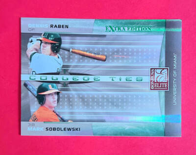 Dennis Raben / Mark Sobolewski ~ 2008 Elite Extra Edition ~ College ...