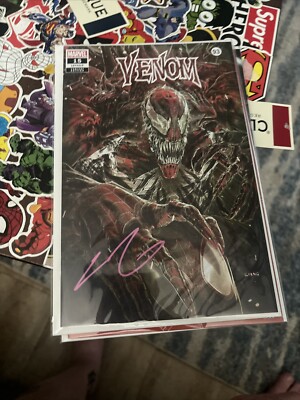 Venom #15 Retailer Exclusive Variant NM+, Signed By John Giang | eBay