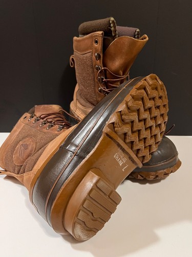 LaCrosse Ice King Fiberglass Shank Brown Leather Winter Work Boots Men ...
