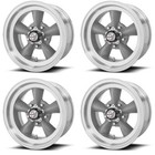 Set 4 American Racing VN105 Torq Thrust D 15x7 5x5 Gray Machine Wheels ...