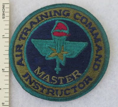 AIR TRAINING COMMAND MASTER INSTRUCTOR US AIR FORCE PATCH Subdued USAF ...