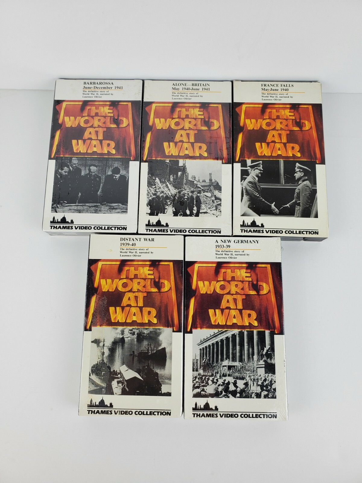 World at War - 26 Episode Series Collection (VHS, 2001, 8-Tape Set) for ...