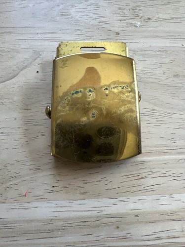 U.S. Domar US Army Solid Brass Belt Buckle, Military - Marked | eBay