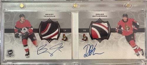 18-19 The Cup Dual Auto Rookie Booklet /18 DARB-TB 3 Colour Patch ...