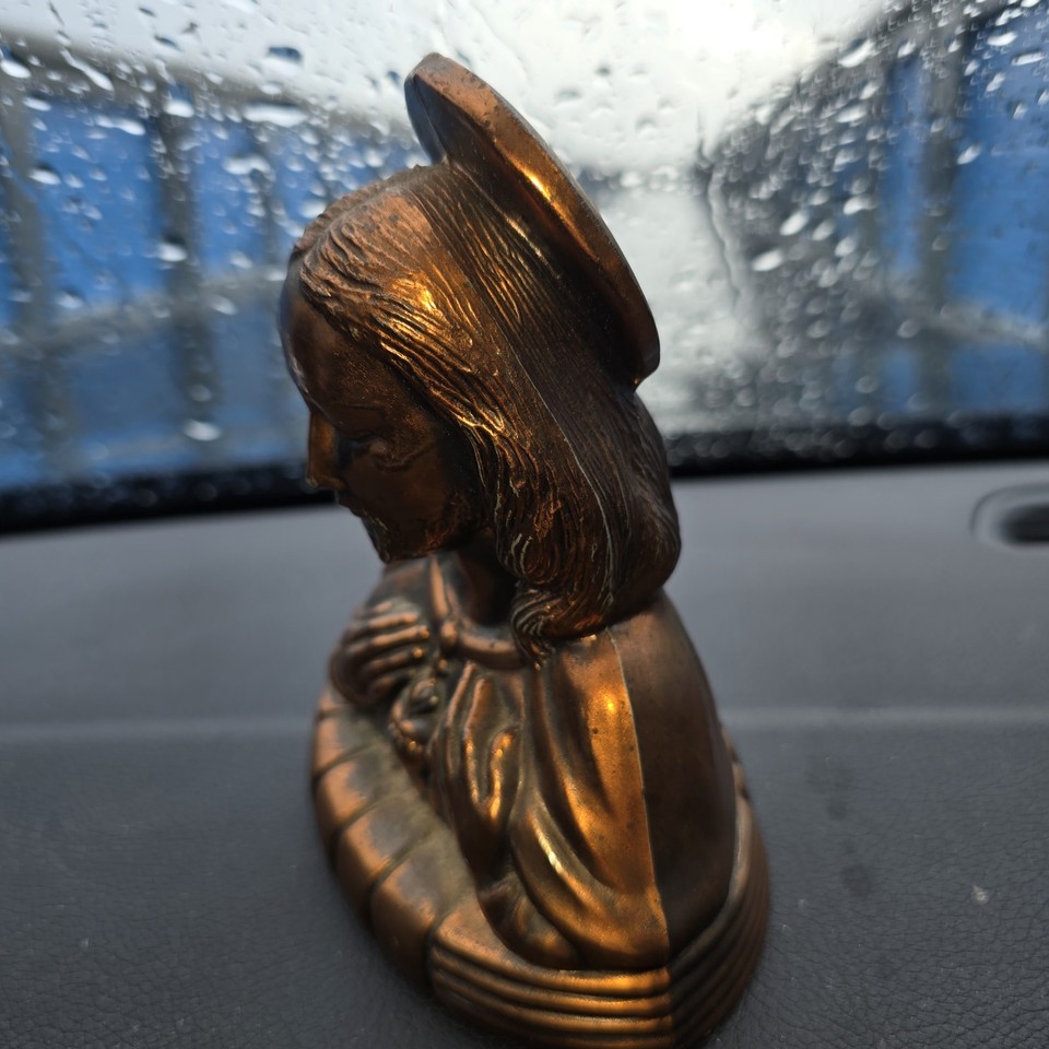 RARE Vintage Metal Jesus Christ Sacred Heart the Coin "Piggy" Bank ...