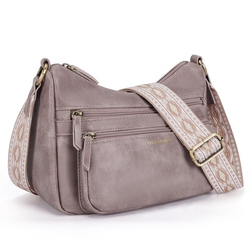 Crossbody Bags for Women, Medium Size Purses With Wide Shoulder Strap ...