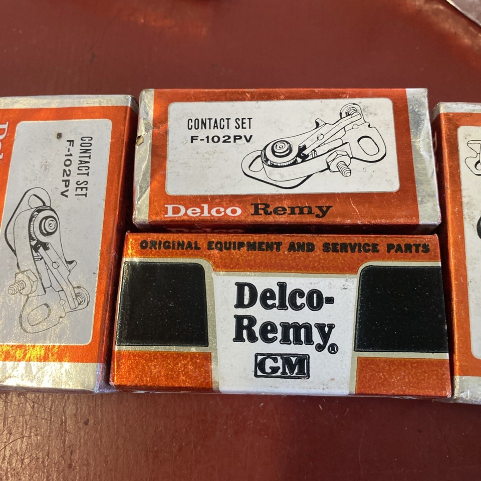 VINTAGE DELCO IGNITION CONTACT SET F-102PV 1972205 LOT OF 27 NOS | eBay