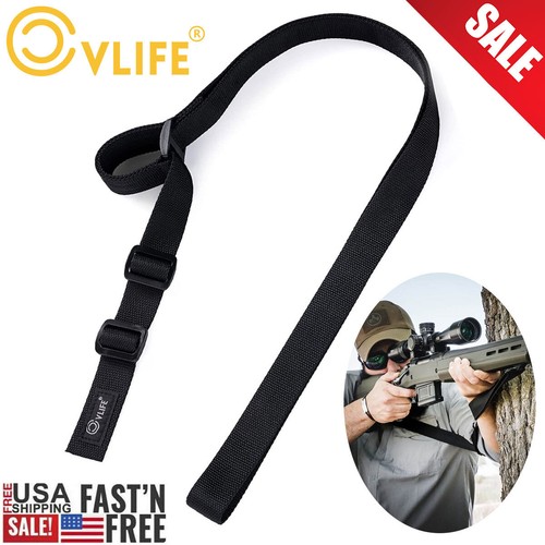 2 Points Rifle Sling - Adjustable Gun Sling With Fast-Loop 1.25 ...