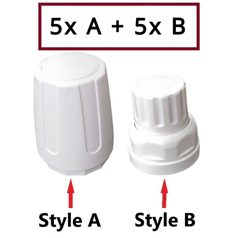 5/10Pcs Radiator Valve Caps Universal Swivel-in Replacement Valve Cover ...