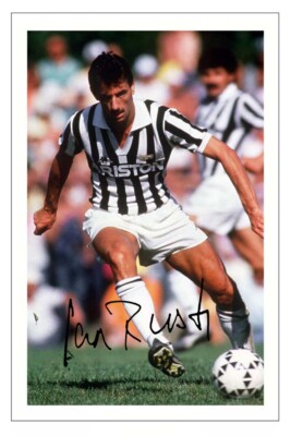 IAN RUSH Signed Autograph PHOTO Fan Signature Gift Print JUVENTUS ...