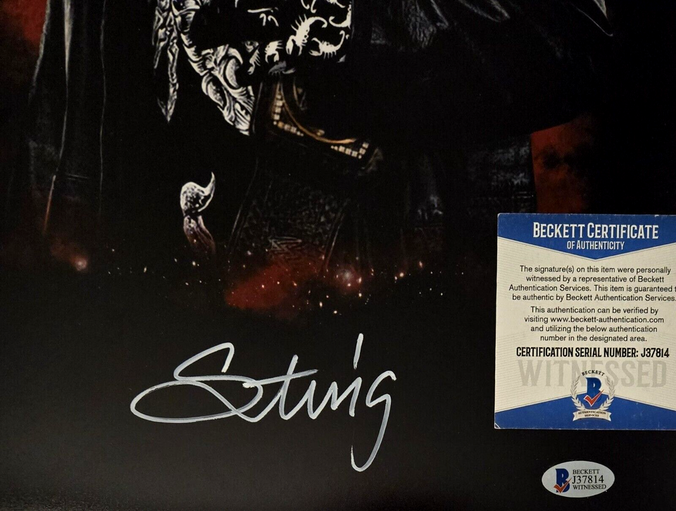 Sting Signed Photo Autograph WWE WWF Raw Smackdown WCW 11x14 Beckett ...