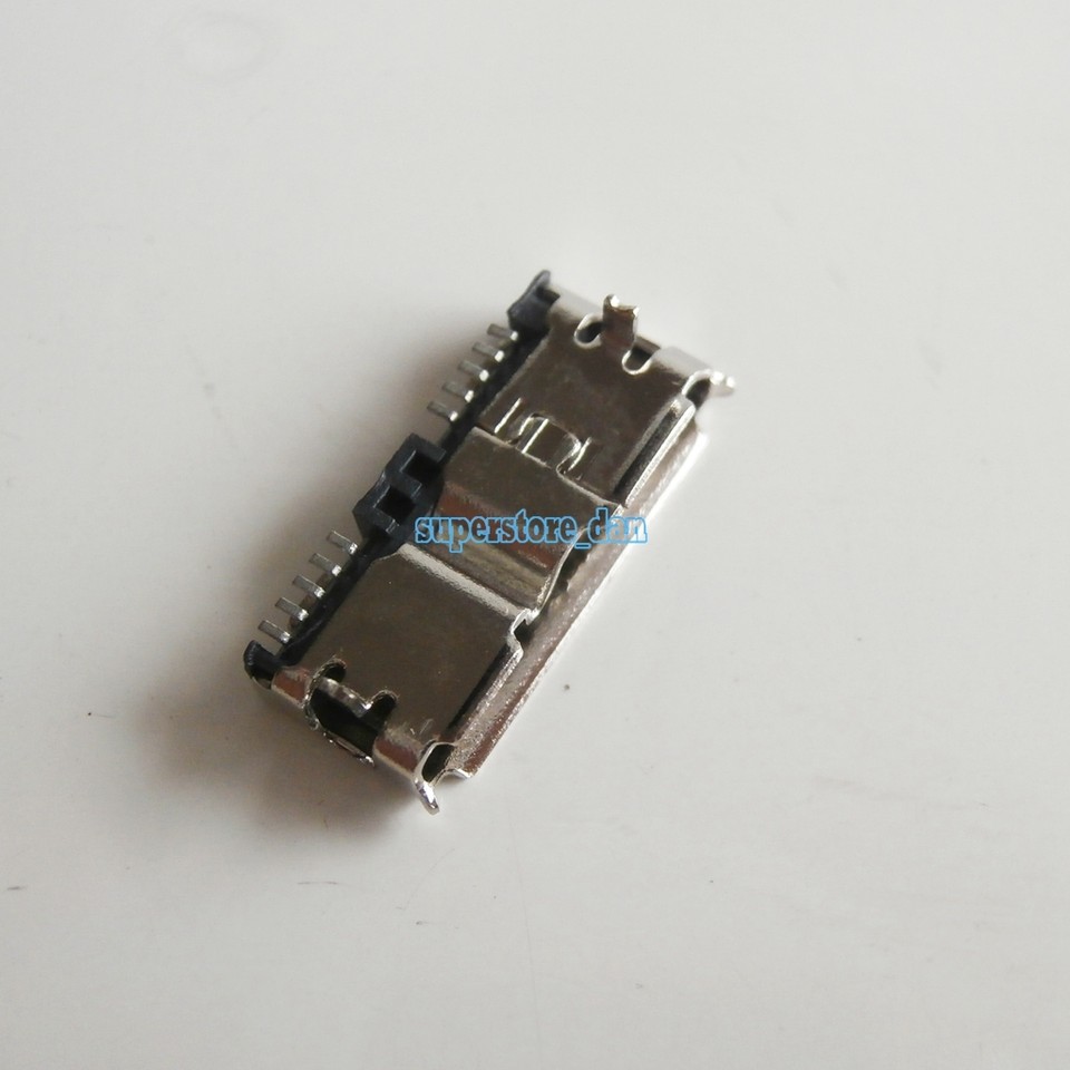5Pcs Micro USB 3.0 Female Type B 10Pin SMT Socket 11.3mm for repair ...