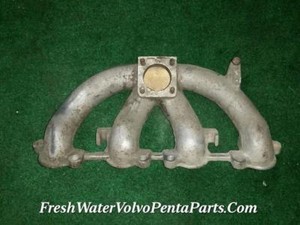 Volvo Penta B230 Aq131 aq125 Single carburetor intake Manifold P/N ...