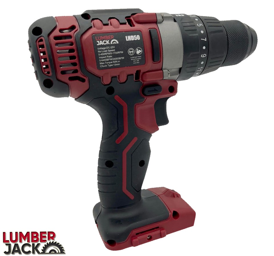 Lumberjack Cordless Power Tools 20V Lithium XP Range Drills Saws ...