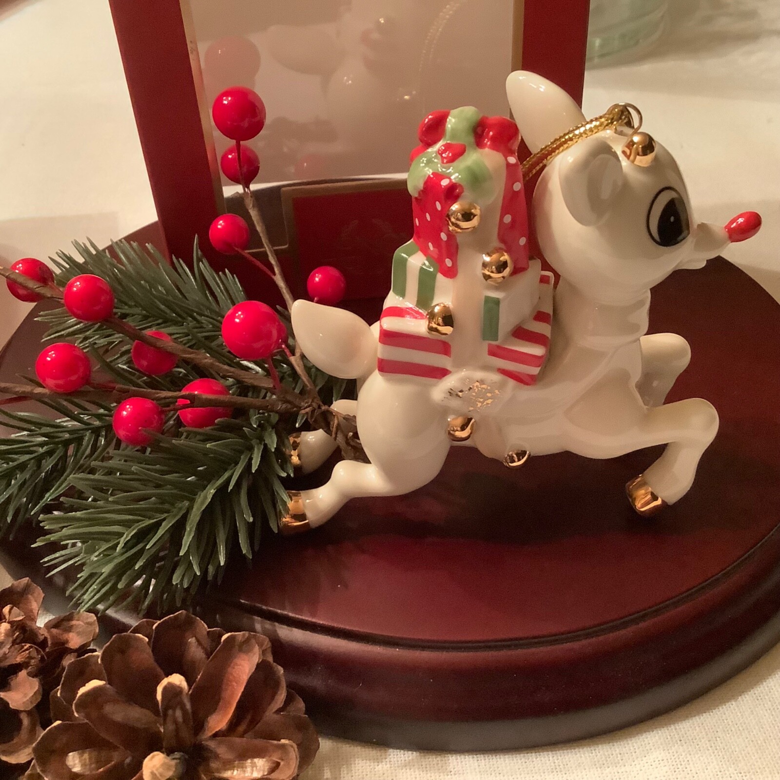 Lenox Rudolph Gifts For All Ornament 2022 Annual Rudolph NIB Red -Nosed ...