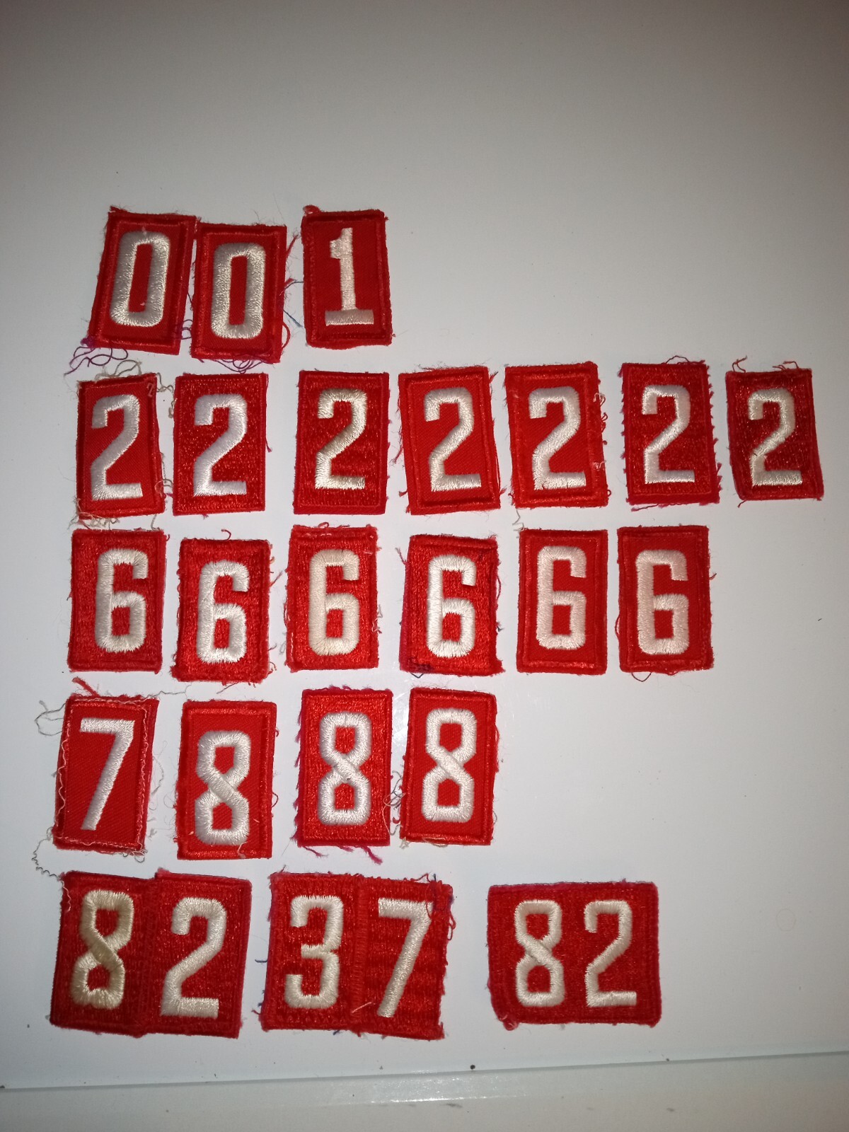 26 - BSA Boy Scout of America Vintage Red White Troop Number Patch Used ...