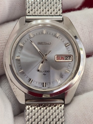 Rare Vintage 1972 SEIKO EL-330 Electro-mechanical Watch 3303-8080 | eBay