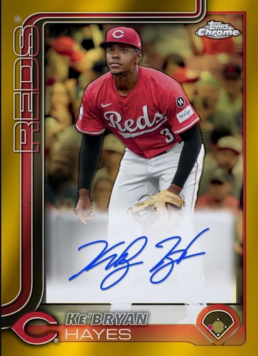(Digital) Legend /50 2025 Topps Chrome Update Ke'Bryan Hayes Auto (8 ...
