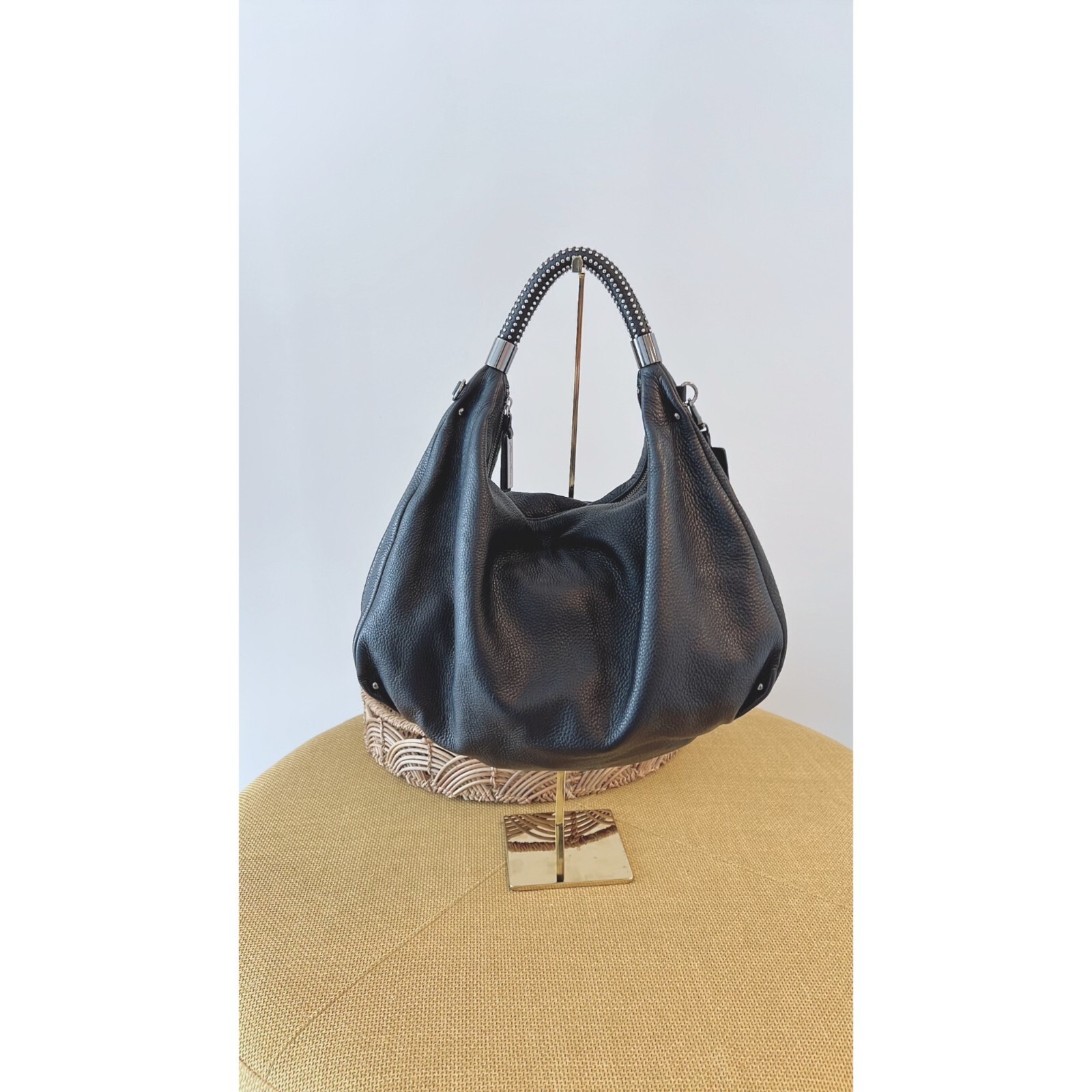 Vintage Kenneth Cole Shoulder Tote Bag Womens Large black | eBay