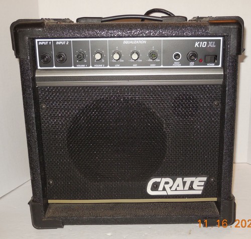 Crate K10XL Electric Acoustic Guitar Practice Amp Amplifier Rare HTF | eBay