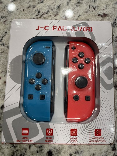 Nintendo Switch Joy-Con Pair Neon Red and Neon Blue for sale online | eBay