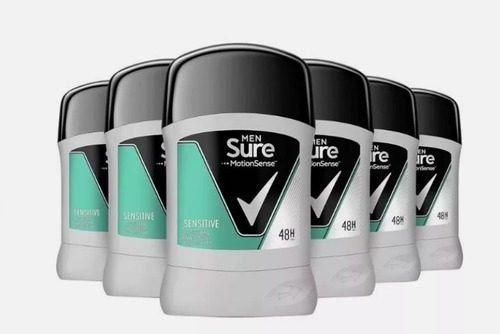 Sure Sensitive 48h protect from sweat and odour Anti-perspirant Stick 6 ...