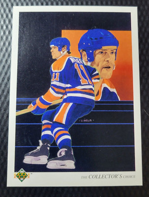 1990-91 Upper Deck MARK MESSIER Edmonton Oilers THE COLLECTOR'S CHOICE ...