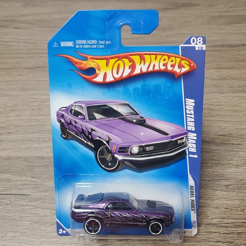 Hot Wheels Purple Mustang Mach 1 Rebel Rides '09 08 of 10 | eBay