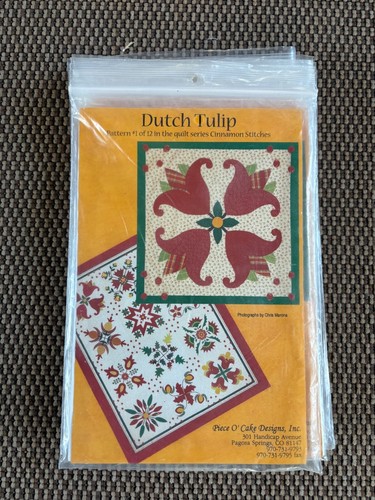 Dutch Tulip Quilt pattern. *complete set 66x86* | eBay