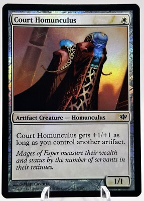 Court Homunculus 6/145 Foil Conflux MTG NM | eBay