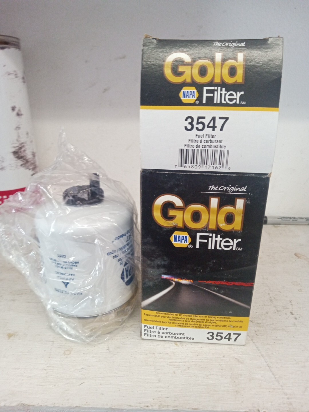 NAPA 3547 - Fuel filter cross reference