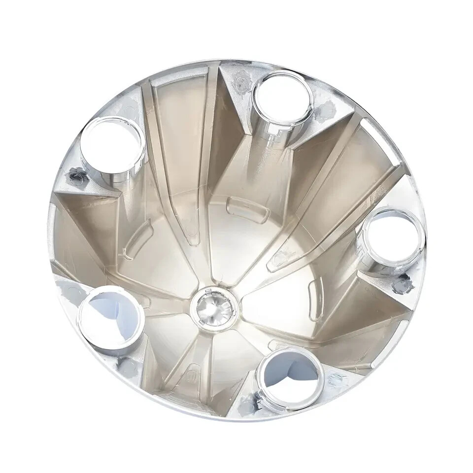 Chrome Hub Cover Semi Truck Wheel Kit Axle Cover 33mm Lug Front & Rear ...