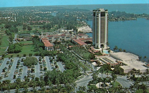 Postcard FL Boca Raton Hotel & Club Aerial View Chrome Unposted Vintage ...