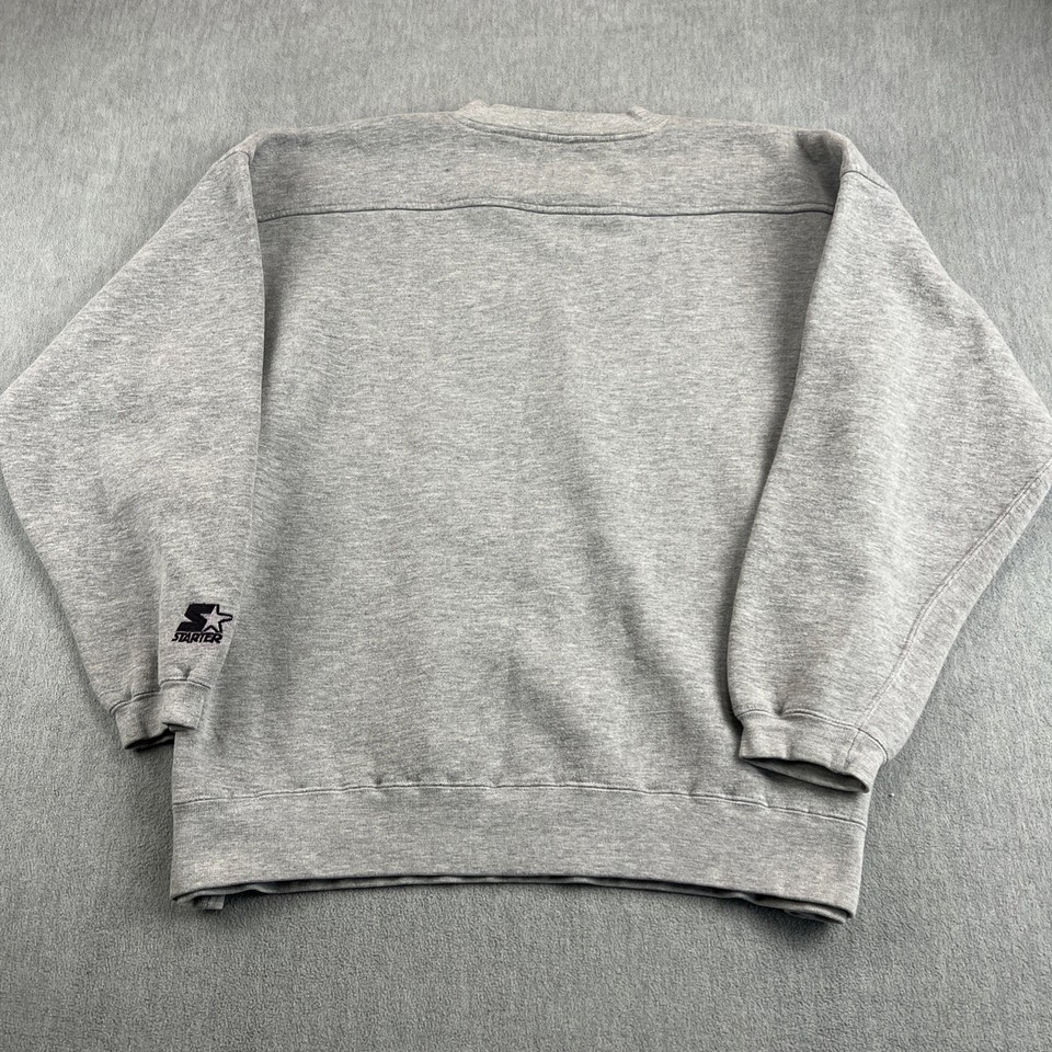 Vintage Starter Minnesota Timberwolves Sweatshirt Mens XL Gray Pullover ...