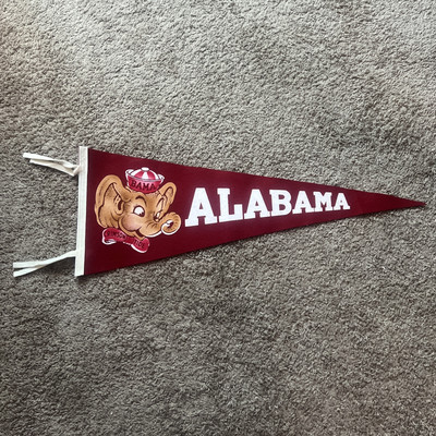 Alabama Crimson Tide Vintage Pennant 12x29in | eBay