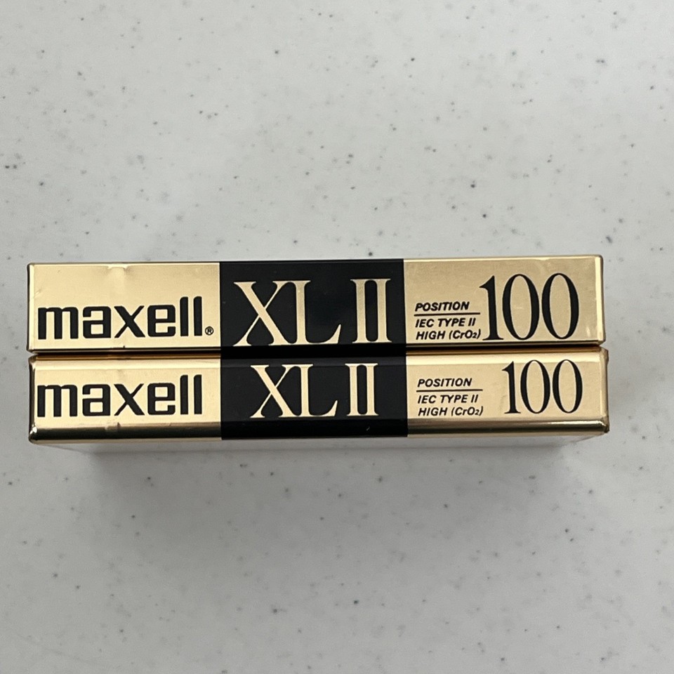Maxell XLII 100 Minutes IEC Type II High CrO2 Cassette Tape SEALED Lot ...