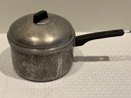 ALADDIN NO-SHAKE CORN POPPER Aluminum Stove Top Popcorn Maker (AS IS AS ...