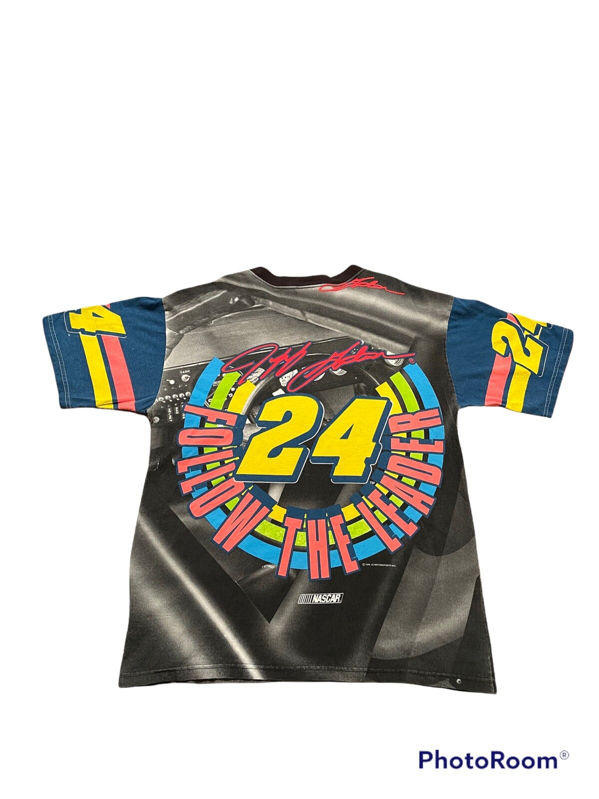 Vintage Nascar 90s 1996 Jeff Gordon AOP All Over Prin… - Gem