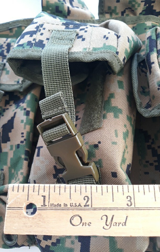 Tactical Camo Chest Rig Hunting Game Combat Front 5 Pouch Adjustable | eBay