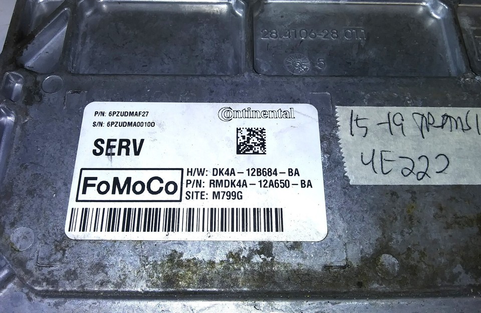 RMDK4A-12A650-BA Ford Transit 2015-2019 ecm ecu computer **TESTED** | eBay