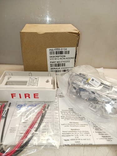 Simplex 4906-9104 Ceiling Mount Strobe - White for sale online | eBay