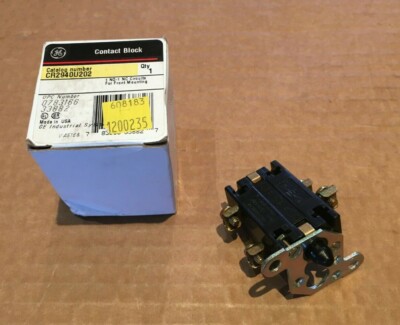 GE Contact Block 1NC 1NO Contacts Frame Mounting CR2940U202 | eBay UK