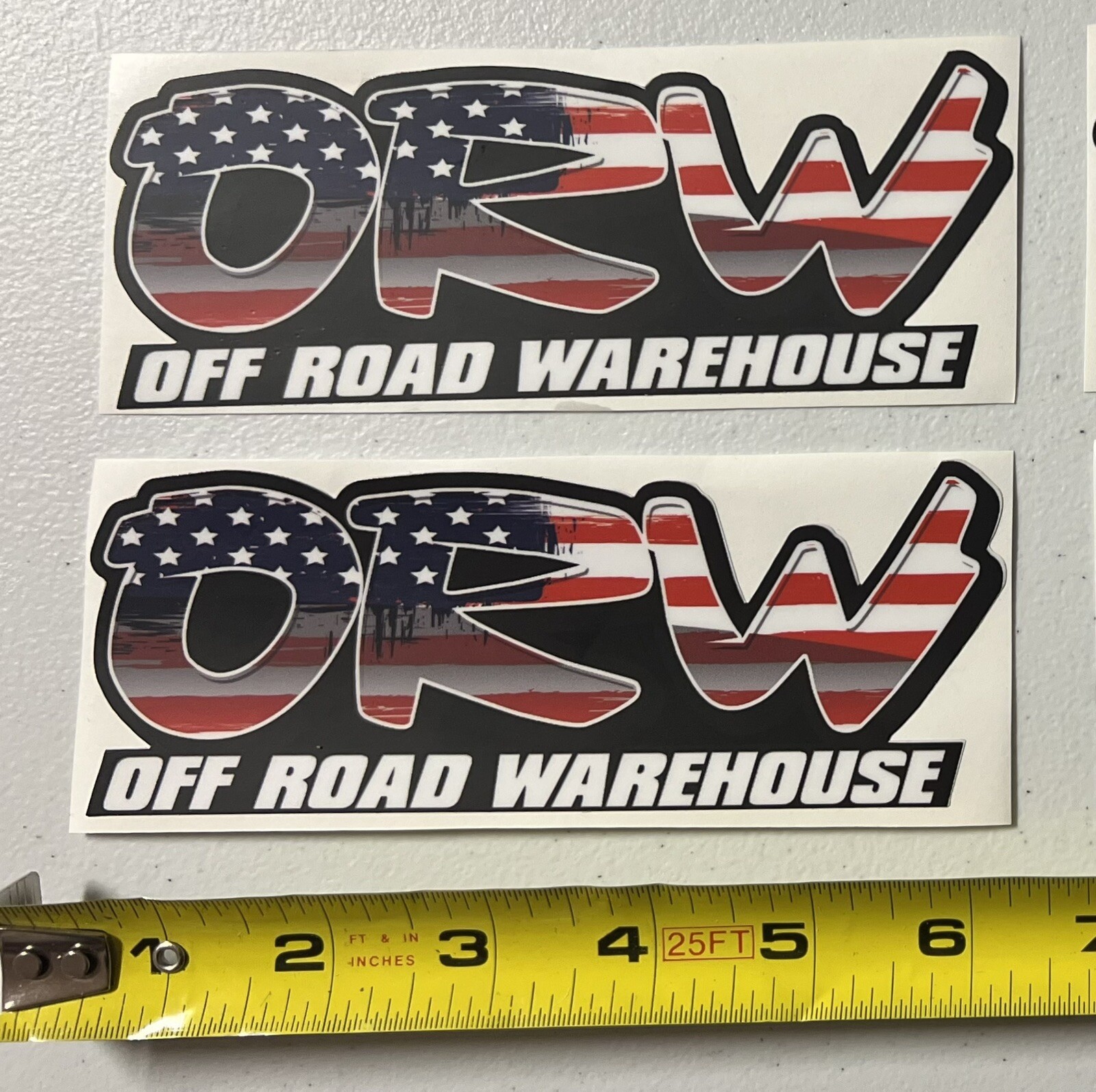 2 ORW OFFROAD WAREHOUSE adventure STICKERS DECALS overland utv outland ...