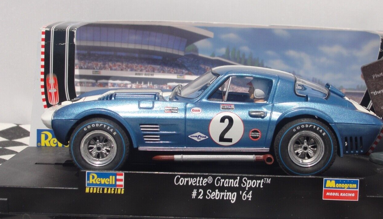 REVELL CORVETTE GRAND SPORT #2 'SEBRING' 08361 1:32 SLOT NEW OLD STOCK ...