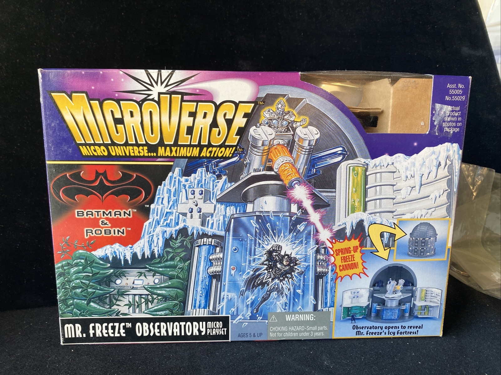 @ Kenner Microverse Mr. Freeze Observatory Micro Batman Playset New ...