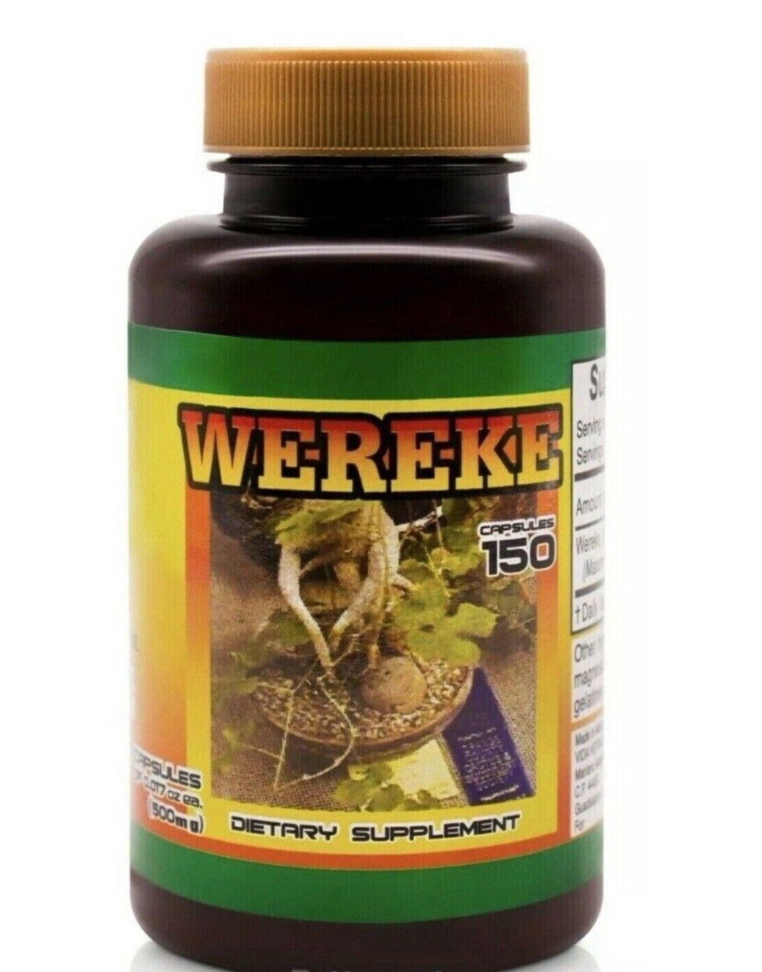 Wereke 150 Capsules 500 MG Each Wereque Anti-diabetic for sale online ...